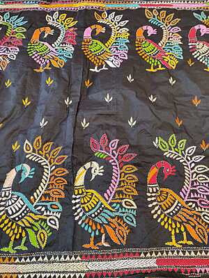 Kantha stitch sarees